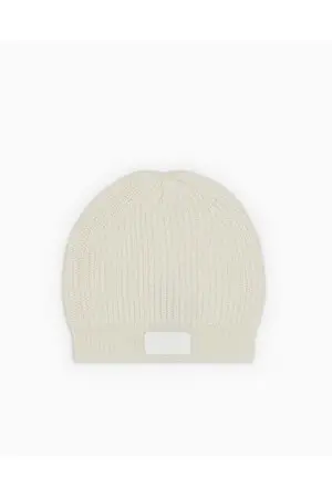 Giorgio Armani Neve Beanie - White