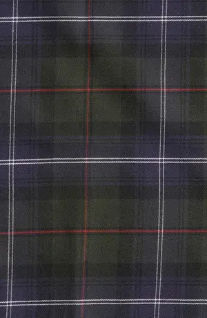 CLIFTON WILSON Plaid Cotton Pocket Square