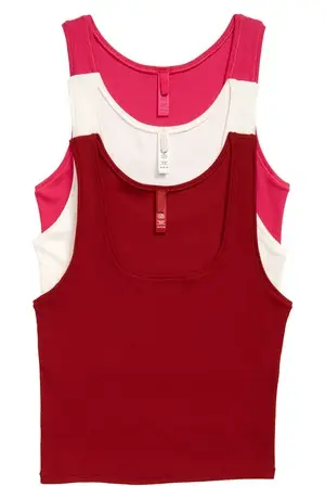 SKIMS Assorted 3-pack Ribbed Stretch Cotton Tanks