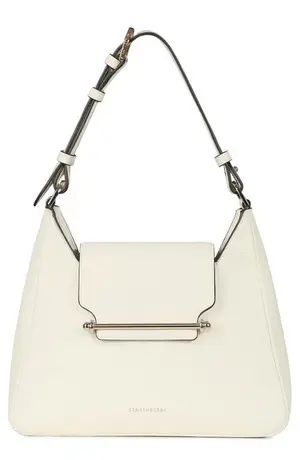 Strathberry Strathberry Multrees Leather Hobo Vanilla