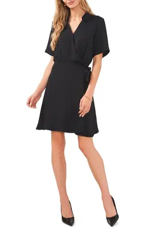 Vince Camuto Collared Wrap Dress