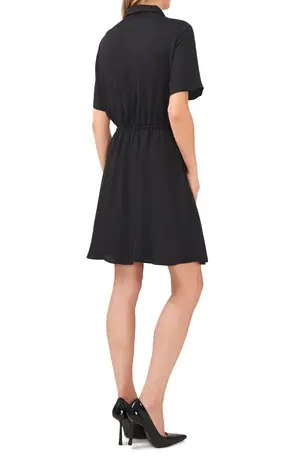 Vince Camuto Collared Wrap Dress