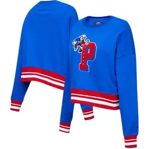 PRO STANDARD Philadelphia 76ers Mash Up Pullover Sweatshirt - Royal