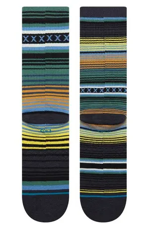 Stance Curren Crew Socks - Deep Teal