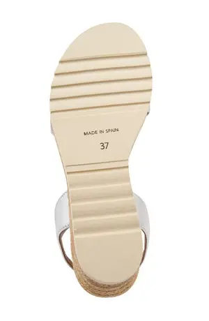 Andre Assous Neveah Espadrille Sandal - Silver