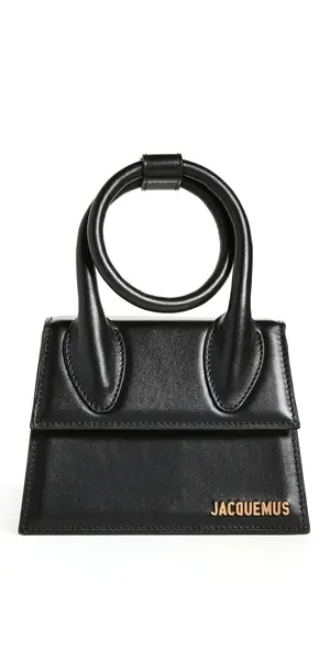 Jacquemus Le Chiquito Noeud Bag - Black