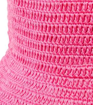 Anna Kosturova Crochet Bucket Hat - Pink