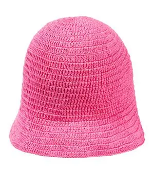 Anna Kosturova Crochet Bucket Hat - Pink