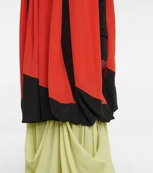 THE ROW Althea Silk Tunic Top
