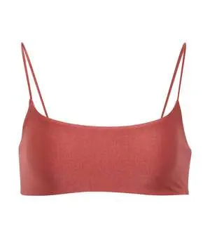 Jade Swim Muse Scoop Bikini Top - Pink