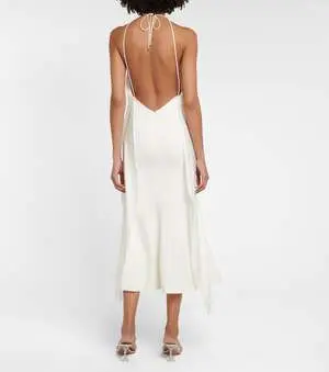 David Koma Halterneck Midi Dress