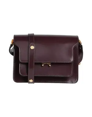 Marni Cross-body Bag In Calfskin - Purple