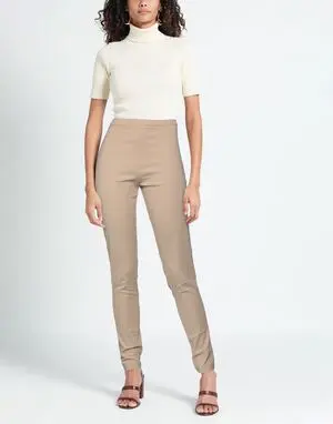 Patrizia Pepe Skinny High Waisted Pants - Beige