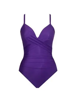 Miraclesuit Rock Solid Captivate Swimsuit Mulberry