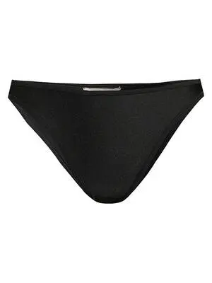 Ramy Brook Women's Isla High-Leg Bikini Bottom - Apricot  Black