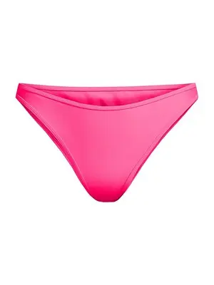 Ramy Brook Women's Isla High-Leg Bikini Bottom - Apricot  Deep Rose