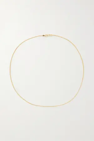 LOREN STEWART Net Sustain Demi Herringbone 10-karat Recycled Necklace