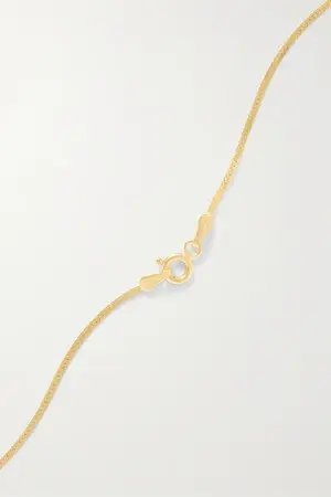 LOREN STEWART Net Sustain Demi Herringbone 10-karat Recycled Necklace