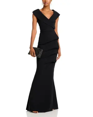 Chiara Boni La Petite Robe Off The Shoulder Maxi Dress