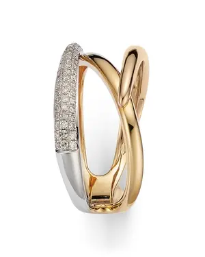 Bloomingdale'S Diamond Pave Crossover Ring, 0.20 Tcw