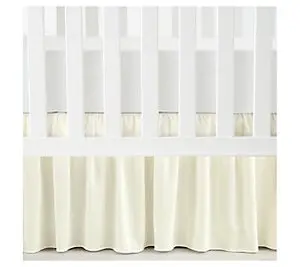 LUSH DECOR Ruffle Crib Skirt Ivory Single 28x52 Lush De Cor - One-color