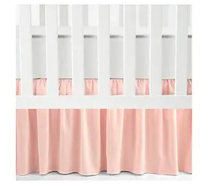 LUSH DECOR Ruffle Crib Skirt Pink Single 28x52 Lush Dec Or - One-color