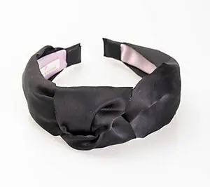 VIOLET & BROOKS Satin Knot Headband