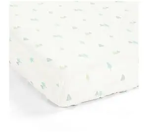 LUSH DECOR Hygge Sloth Trees Fitted Crib Sheet Multi Lu Sh Decor - One-color