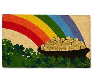 DESIGN IMPORTS Pot Of Gold Glitter 18' X 30' Do Ormat - One-color
