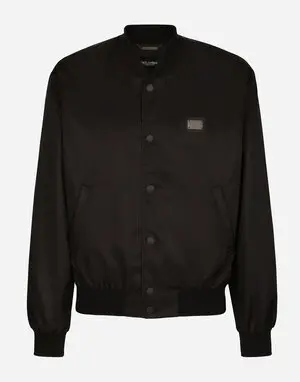 Dolce & Gabbana Nylon Jacket With Logo Tag