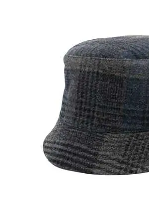 Fedeli Tartan-check Virgin Wool Hat
