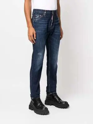 Dsquared2 Slim-cut Denim Jeans - Blue