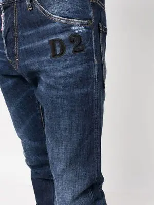 Dsquared2 Slim-cut Denim Jeans - Blue