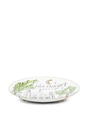 GINORI 1735 Fox Thicket Folly Porcelain Plate