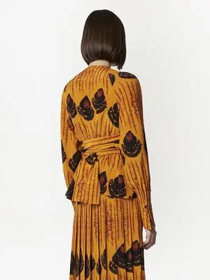 Altuzarra Dagur Long-sleeved Blouse - Orange