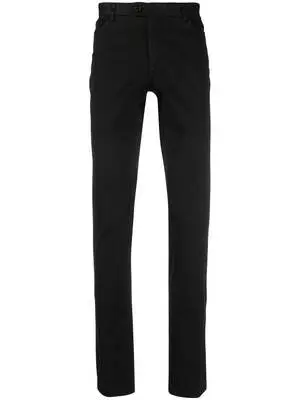 BILLIONAIRE Straight-leg Trousers - Black
