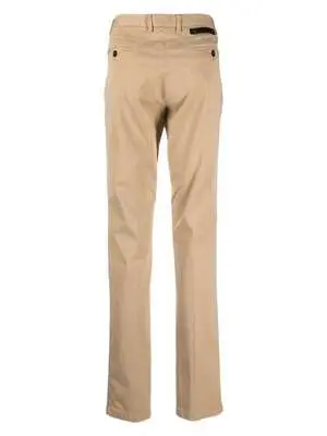 BILLIONAIRE Classic Straight Leg Trousers - Neutrals