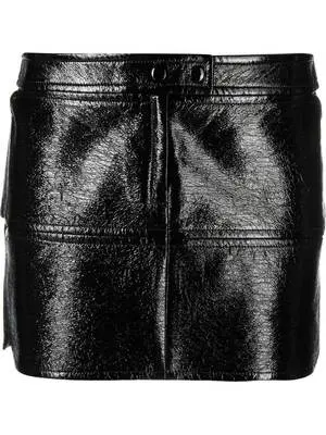 COURREGES Pencil Mini Skirt - Black