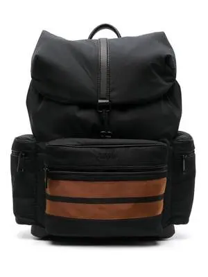 Zegna Stripe-trim Backpack