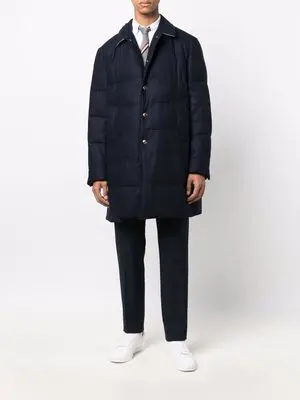 Thom Browne 4-bar Padded Coat
