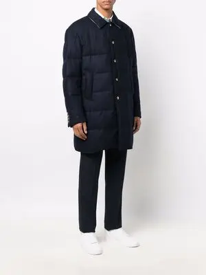 Thom Browne 4-bar Padded Coat