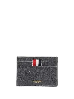 Thom Browne Rwb Loop Tab Cardholder 025 Dark Grey