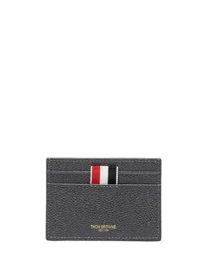 Thom Browne Rwb Loop Tab Cardholder - Grey