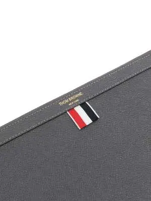 Thom Browne Rectangular Clutch - Grey