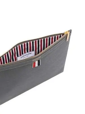 Thom Browne Rectangular Clutch - Grey