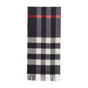 Burberry Mega Check Scarf Navy