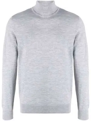 Zegna Roll Neck Jumper - Grey