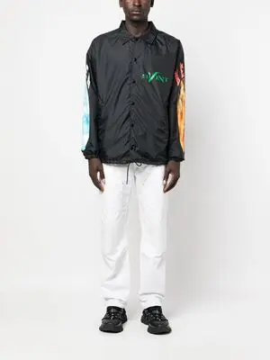 SAINT MXXXXXX Graphic Print Shirt Jacket