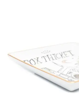 GINORI 1735 Fox Thicket Folly Tray - White
