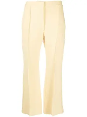 JIL SANDER Flared Cropped Trousers